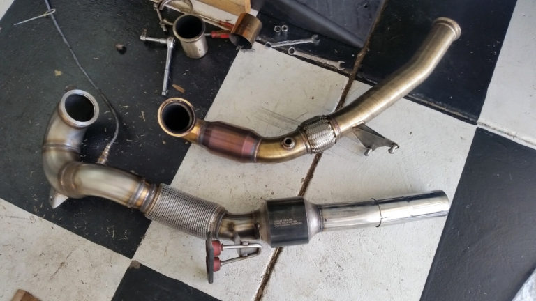 Catted vs Catless Downpipe vDyno Comparison | MyGolfMk7.com GTI