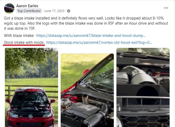 Blaze ATOM V2 Real World Data - Check #5 | MyGolfMk7.com GTI